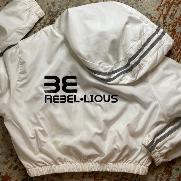 be.rebeLlious | Jackets & Coats | Berebellious Brand Logo Crop ...